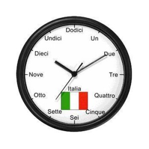 Teacher of Italian | Telling Time